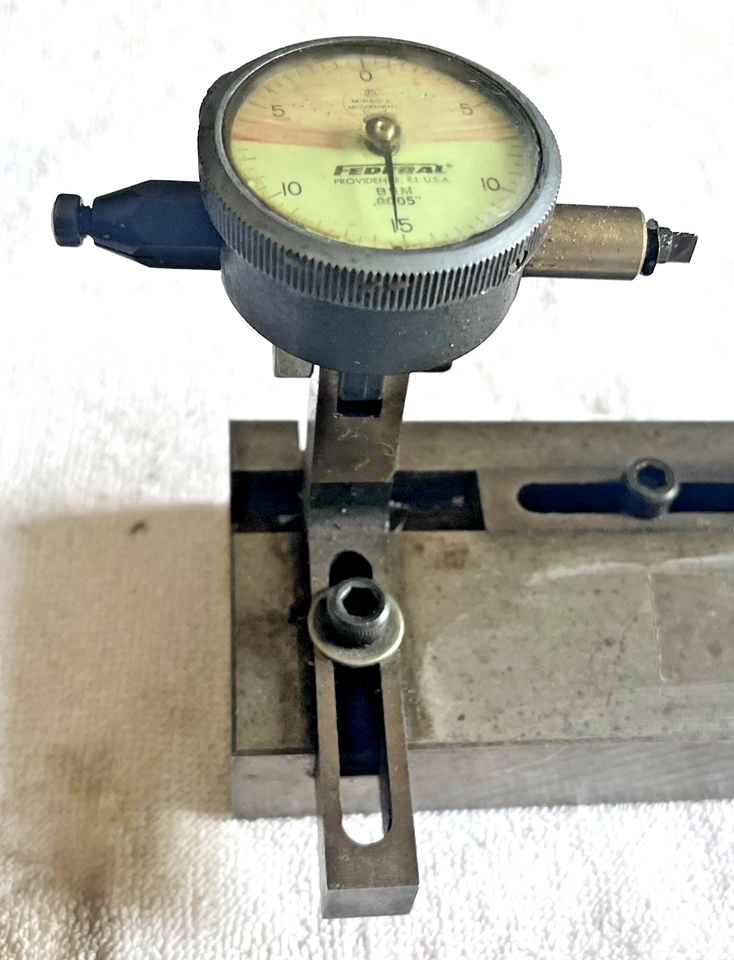 Bench Style Adjustable BLADE MICROMETER Federal Dial .0005” 🇺🇸 | eBay