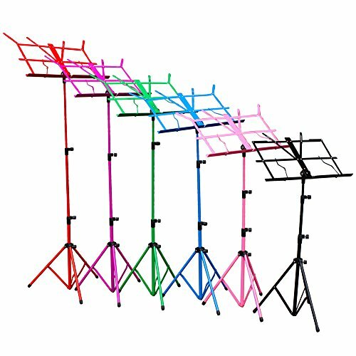 Music Stand 6 Colours Fully Adjustable Lightweight with Bag Sturdy ...
