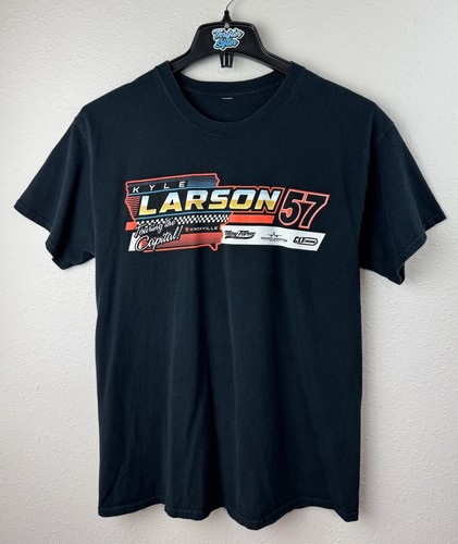 Kyle Larson #57 Large Black Knoxville Elk Grove CA Short Sleeve Shirt ...