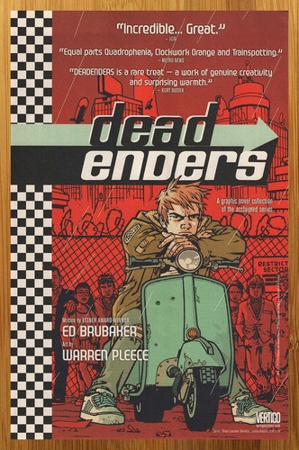 2012 Vertigo Comics Deadenders Print Ad/Poster Authentic Ed Brubaker ...