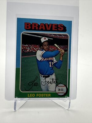 1975 Topps Leo Foster Baseball Card #418 NM Quality FREE SHIPPING | eBay