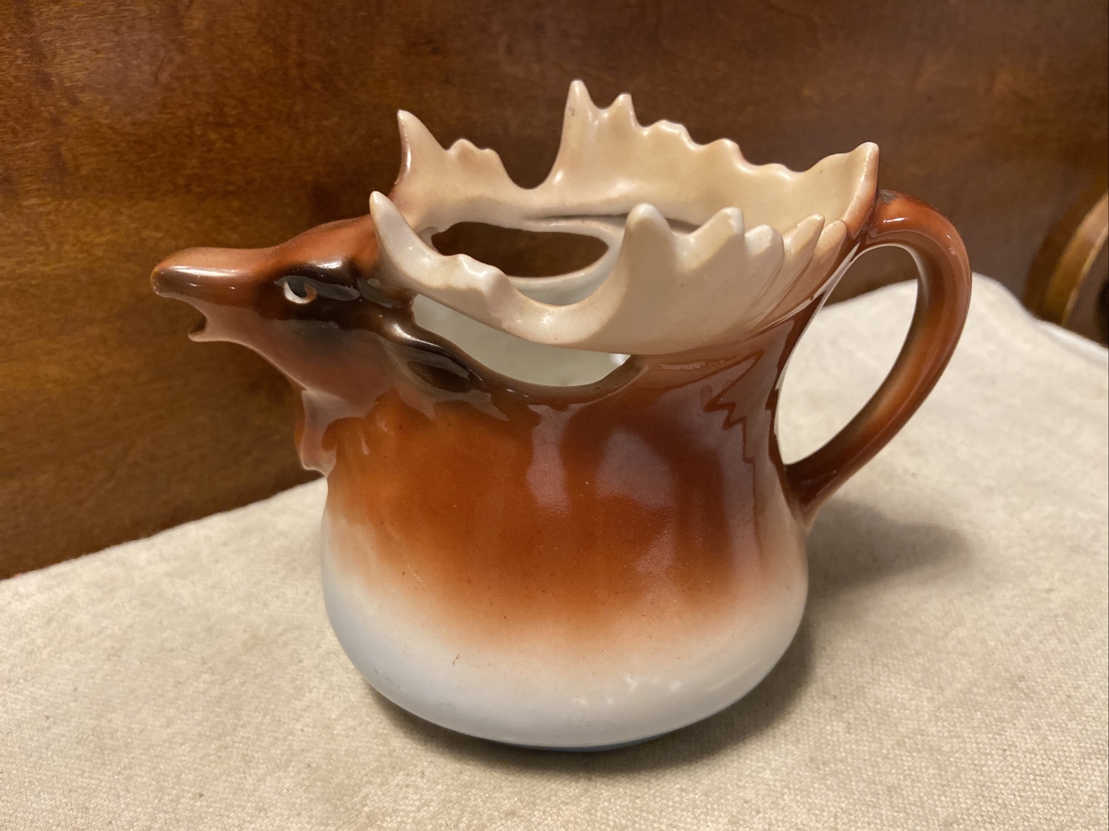 Vintage Austria Ceramic Elk Moose Hand Painted Creamer | eBay
