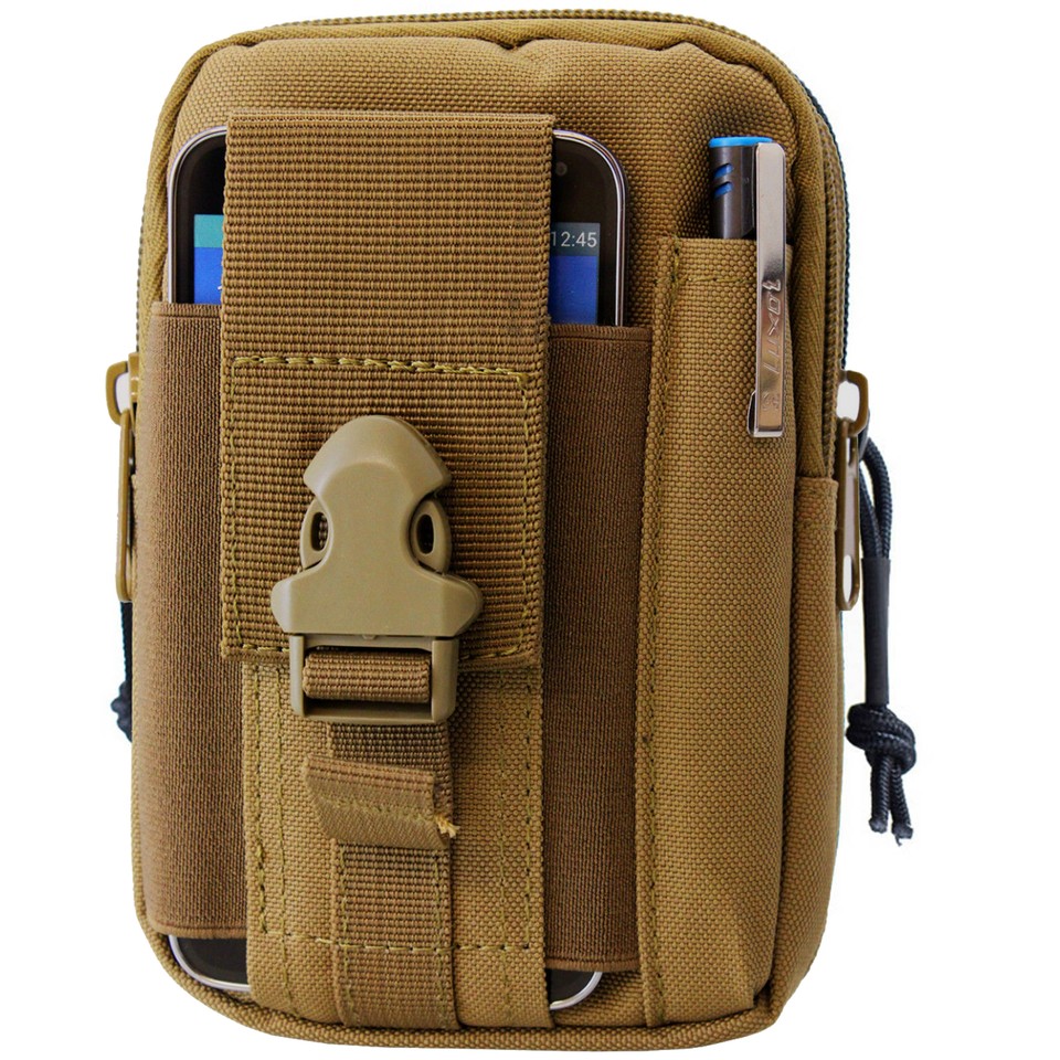 Mobile Phone Waist Belt Bum Bag Sport Running Molle Pack Case Cover ...