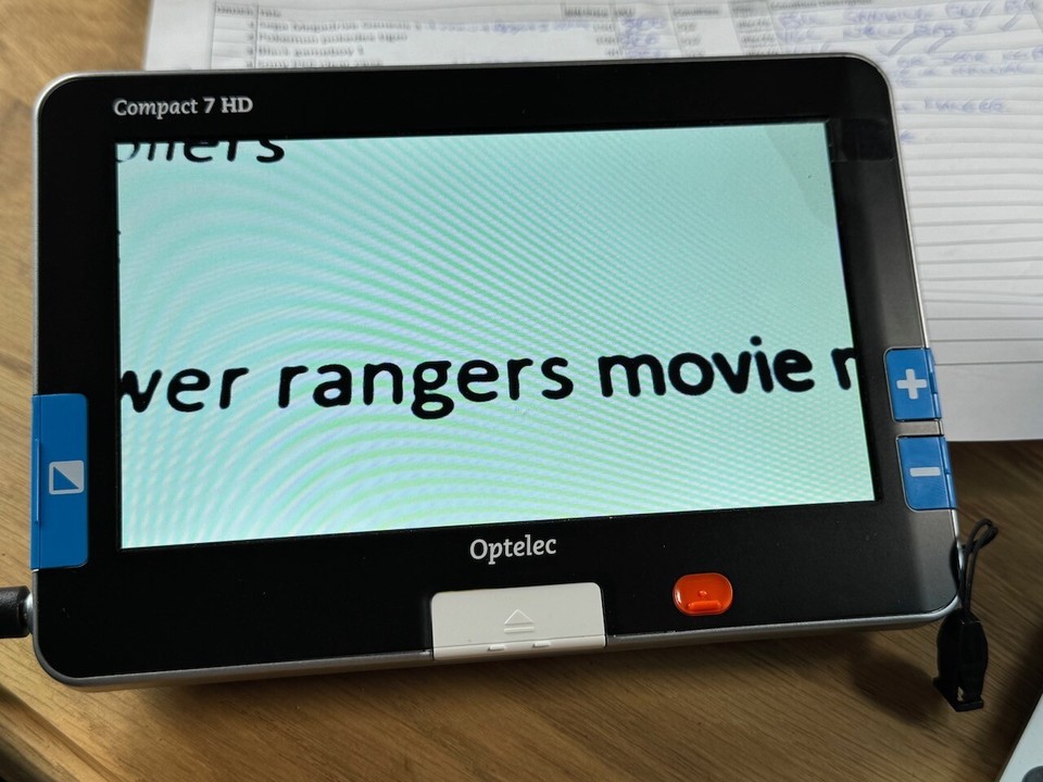 Optelec Compact 7 Electronic Magnifier HD Portable Reader | eBay UK