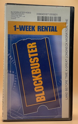 Land Before Time X: The Great Longneck Migration VHS Blockbuster ...