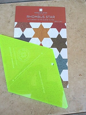 Rhombus Template with Rhombus Star Quilt Pattern by Missouri Star Quilt ...
