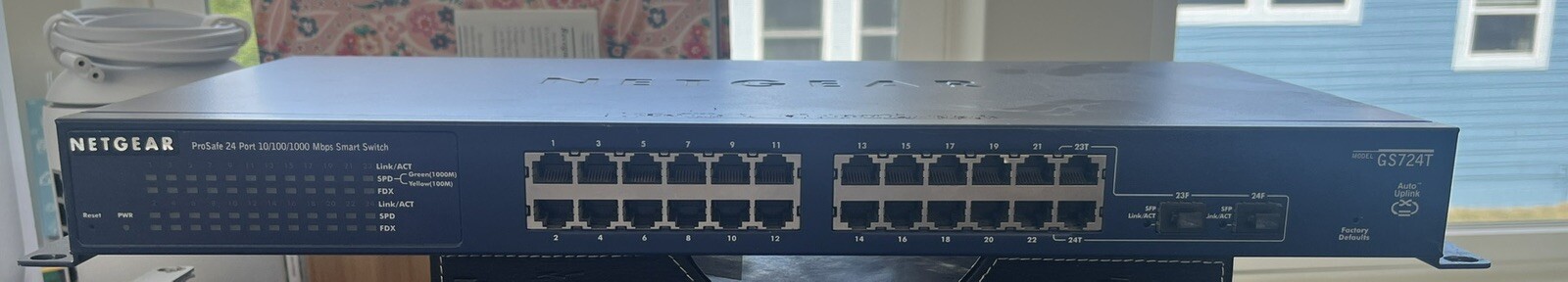 NETGEAR ProSafe 24 Port Gigabit Ethernet Smart Switch GS724T v3 | eBay