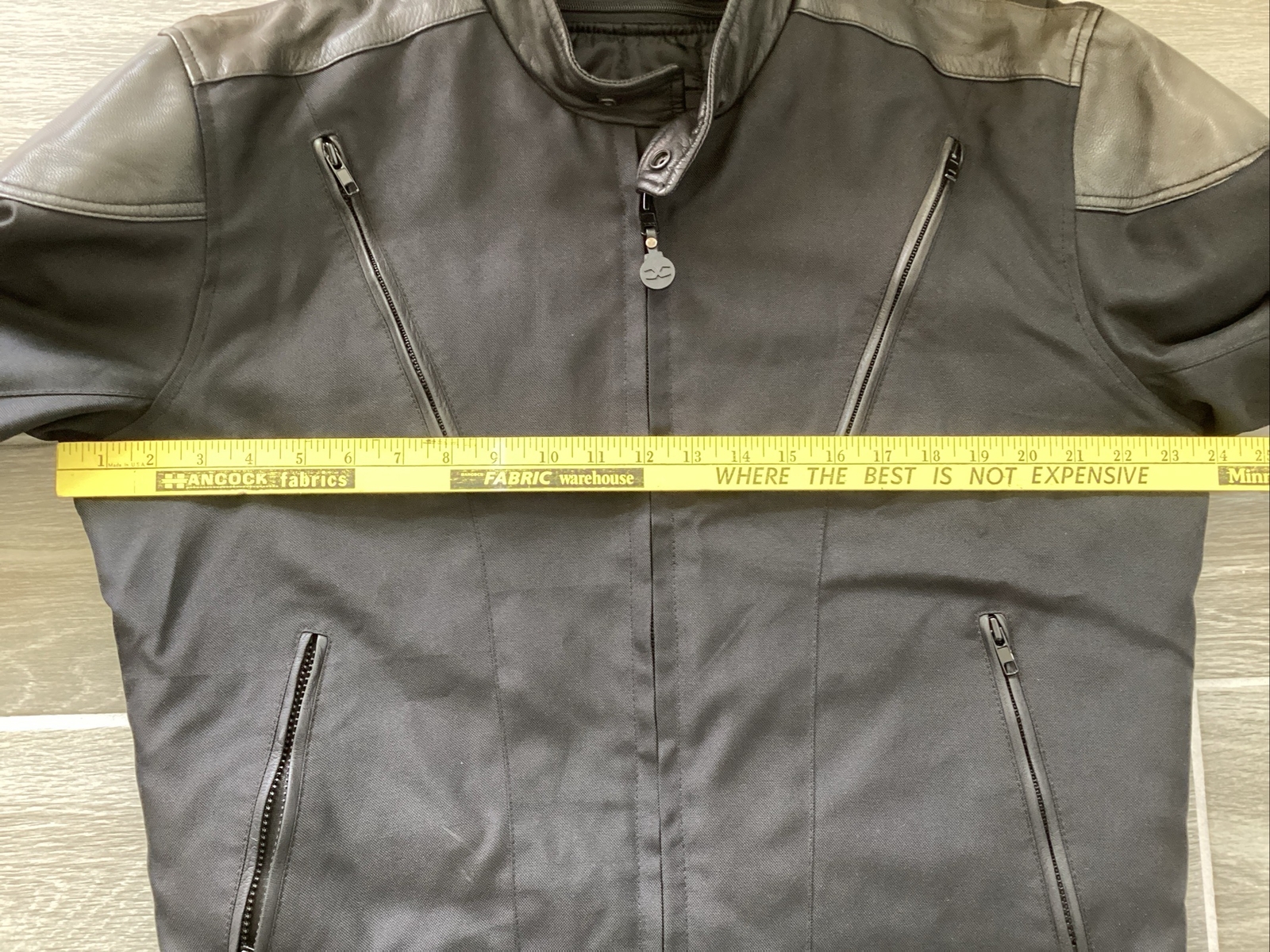 Pre-Owned Men's Texport Motorcycle Riding Jacket Sz. M Black Removable ...