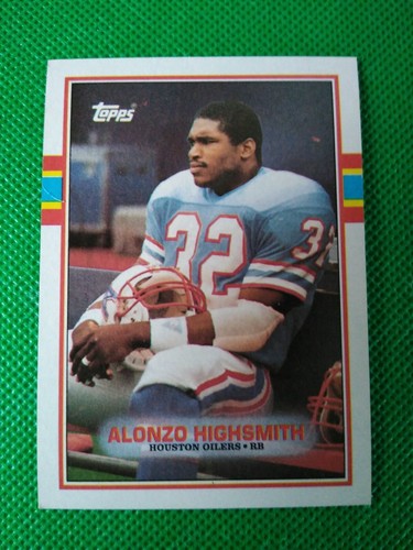 1989 Topps Football - Alonzo Highsmith - #96 - Houston Oilers | eBay