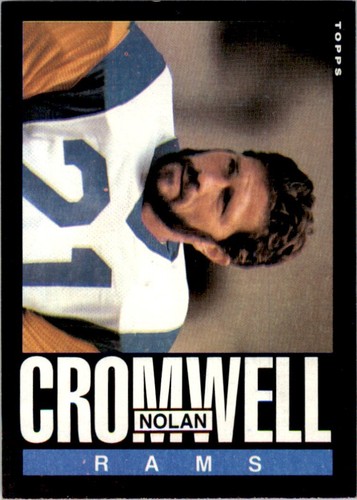 1985 TOPPS NOLAN CROMWELL LOS ANGELES RAMS #78 | eBay