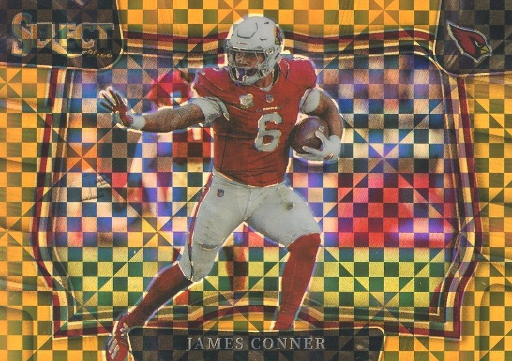 2022 Panini Select - Field Level Gold Prizm #500 James Conner /10 for ...