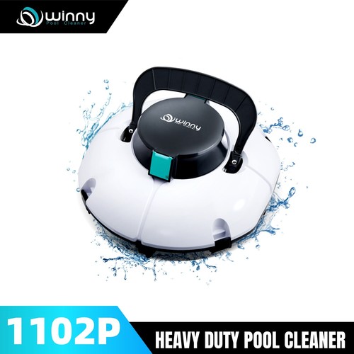 Winny Robotic Pool Vacuum, Cordless Pool Robot Above-ground Pool up to ...