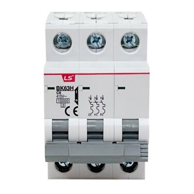 LS Electric BK63H 3P 63AF Miniature Circuit Breaker MCB 10KA AC240V ...