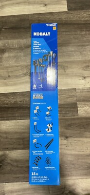 Kobalt 15-Piece K-Rail Kit Lawn And Garden Storage 64”Long w/ 8 Tool ...