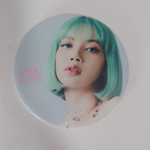 BLACKPINK Lisa Pinback Button Badge Fan Small Scratches From Japan | eBay