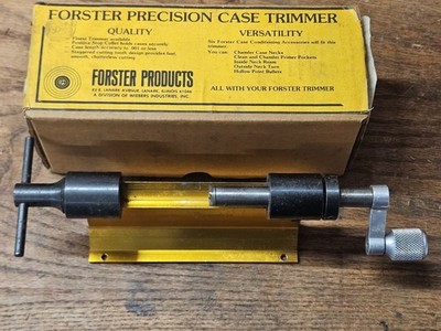 Forster Products Original Case Trimmer Tool Reloading RCBS LYMAN ...