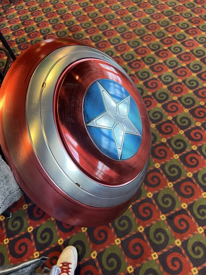 Captain America Brave New World Popcorn Bucket Collapse Shield AMC | eBay