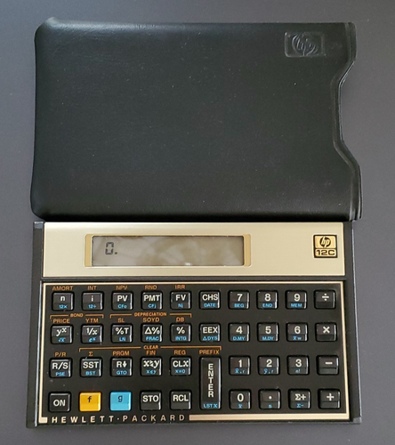 HP 12c Calculator Vintage 1980s Tested Working NEW BATTERIES | eBay
