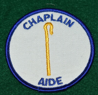 BOY SCOUT YOUTH POSITION PATCH - CHAPLAIN AIDE | eBay