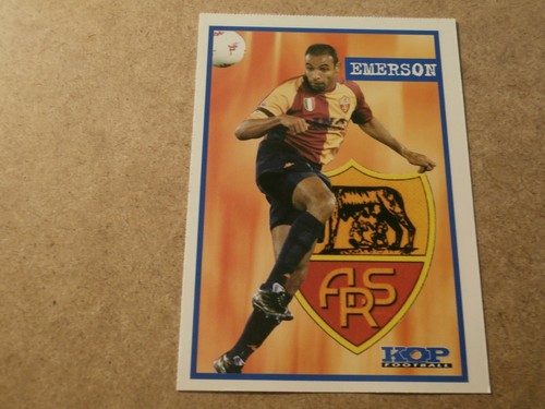 EMERSON, AS ROMA, RARE FOOTBALL ROOKIE CARD KOP FOOTBALL (JT29) | eBay
