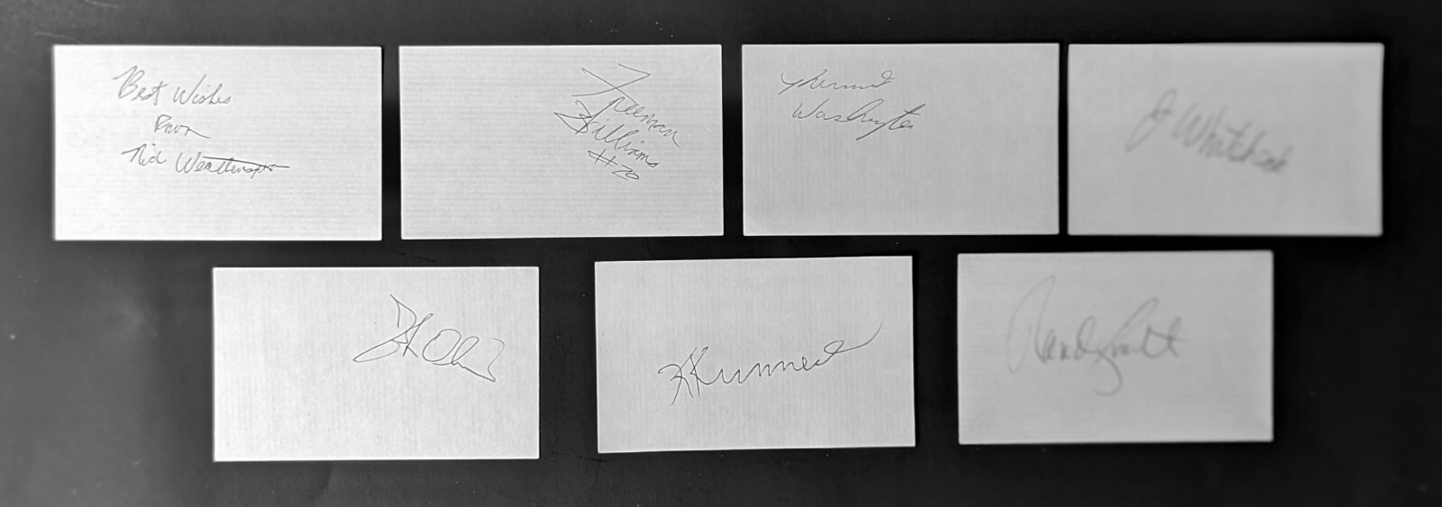 1978-79 San Diego Clippers Autographed Index Card Lot of 7 | eBay