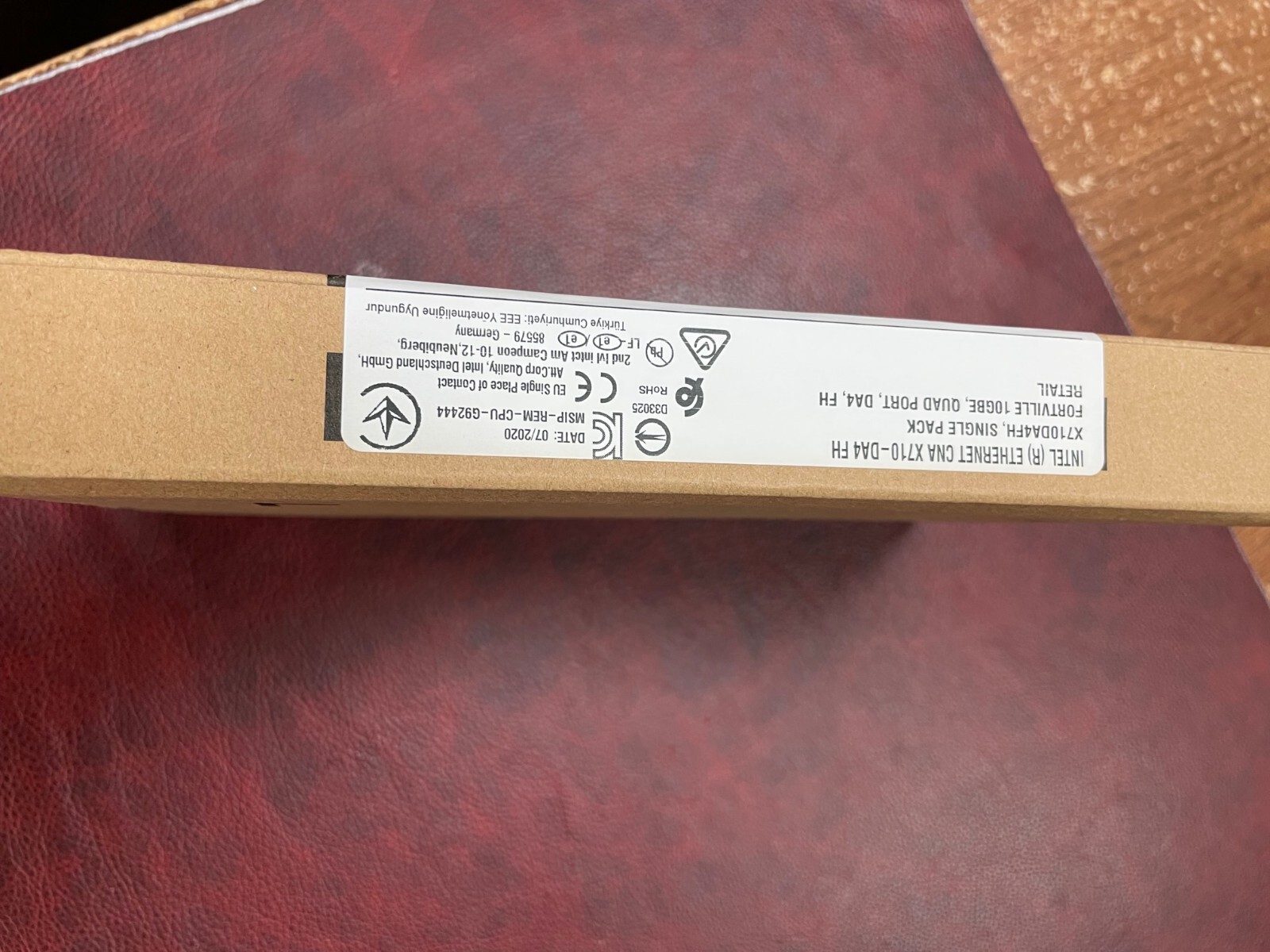 Intel Converged (X710DA4FH) Plug-in Card Network Adapter for sale ...