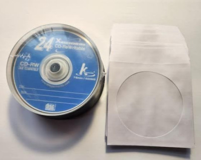 New 25 PK kHypermedia CD-RW Discs 650 MB 74 Minutes Rewritable 8-24X ...