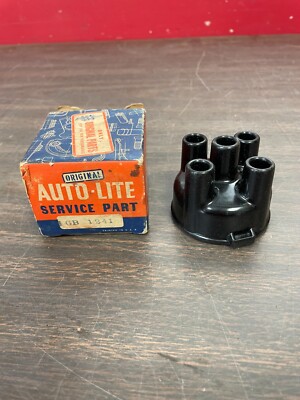 1946-1952 CROSLEY 1939-1951 WILLYS JEEP DISTRIBUTOR CAP NOS AUTO-LITE ...