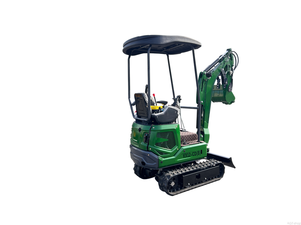 AGT 1 Ton 13.5 HP Mini Excavator with Hydraulic Thumb KX12-CDB | eBay