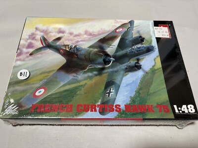 Hobby Craft French Curtiss Hawk 75 Plastic Model Plane 1:48 Scale New ...
