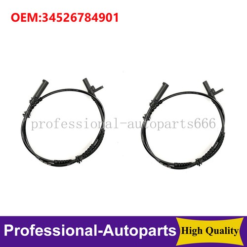 Set of 2PCS L+R ABS Wheel Speed Sensor 34526784901 For BMW 535d 2014 ...