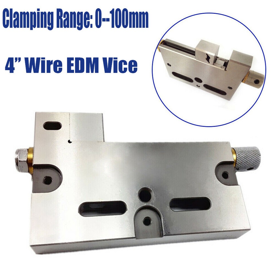 Wire EDM High-Precision Vise Stainless Steel 4" / 100mm Jaw Opening ...