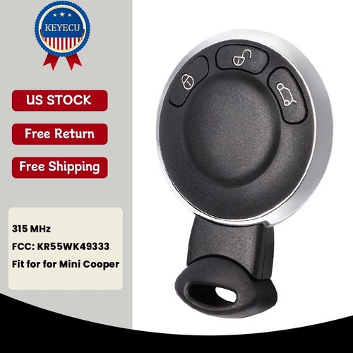 Remote Key Fob for Mini Cooper 2007 2008 2009 2010 - 2014 Countryman ...