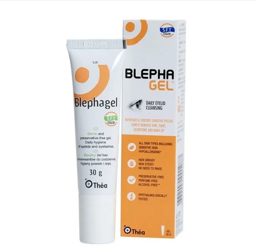 Blephagel 30g Gel Blephasol Gel Preservative Free - Daily Hygiene for ...