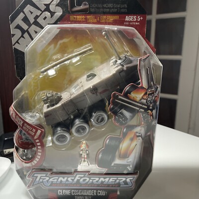 Year 2007 Star Wars Transformers 7 Inch Figure CLONE COMMANDER CODY ...