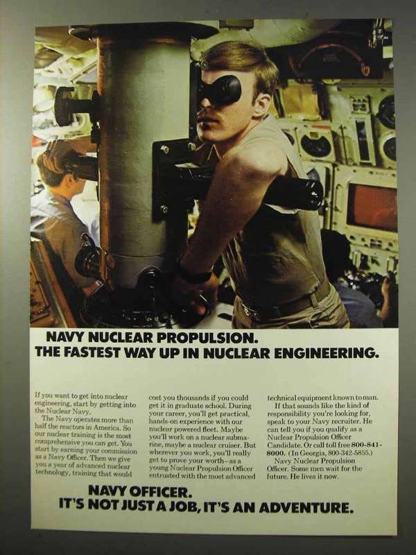 1977 U.S. Navy Ad - Nuclear Propulsion | eBay