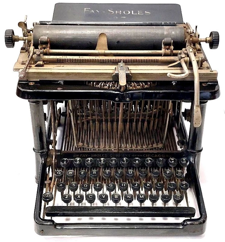 First Typewriter Christopher Sholes