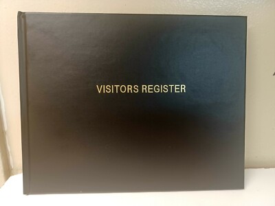 BookFactory Visitor Log Book/Visitor Register/Visitor Sign-in Book-120 ...