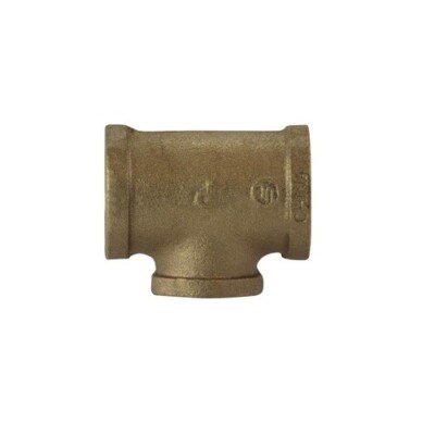 3/4" X 3/4" X 1/4" Bronze Reducing Branch Tee 44282 (Pack of 10) | eBay