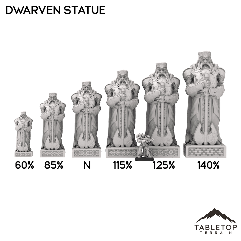 Dwarven Statue - Fantasy DND Dungeons and Dragons | eBay