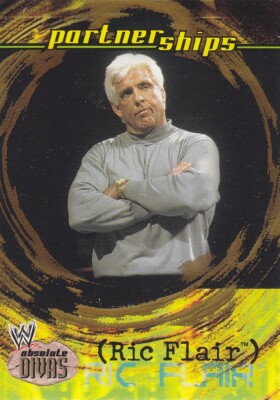 RIC FLAIR (Rare! GOLD PARALLEL Card #60) 2002 WWE Absolute Divas | eBay