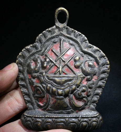 4" Old Chinese Copper Dynasty Palace Magic weapon Amulet Pendant | eBay