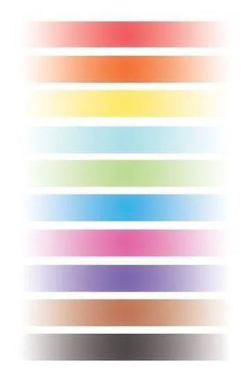 Quilled Creations, Paper Stripes, Dark Center Graduated Mixed Quilling ...