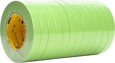 *12 CT* 3M Scotch 233+ Performance Green Masking Tape 18mm x 55mm Rolls ...