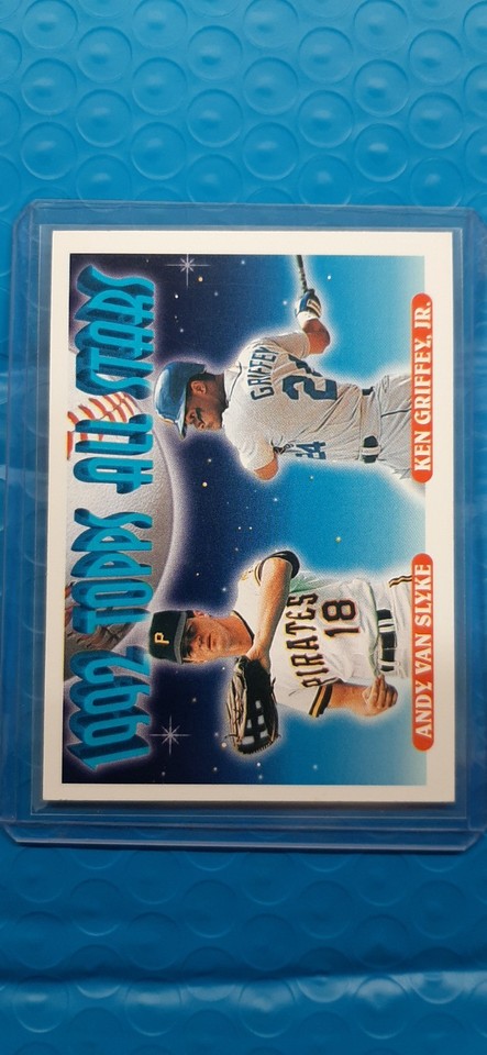 KEN GRIFFEY JR 1993 Collectors Choice Card #117 & 1993 Topps All Stars ...
