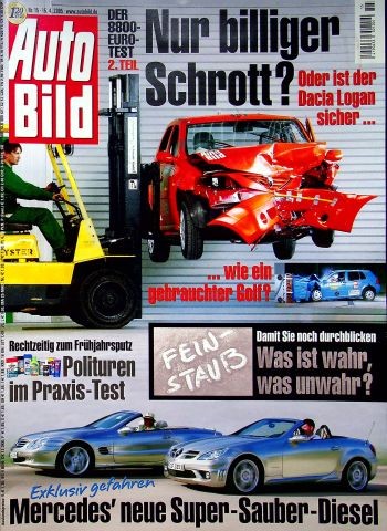 2) Auto Bild 15/2005 - Lexus GS 300 mit 249PS im F - Range Rover Sport ...