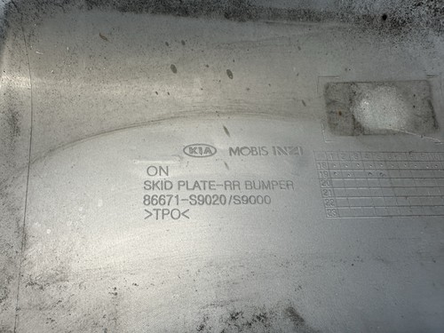 2020-2022 Kia Telluride Rear Bumper Lower Cover Skid Plate 86671-S9010 ...