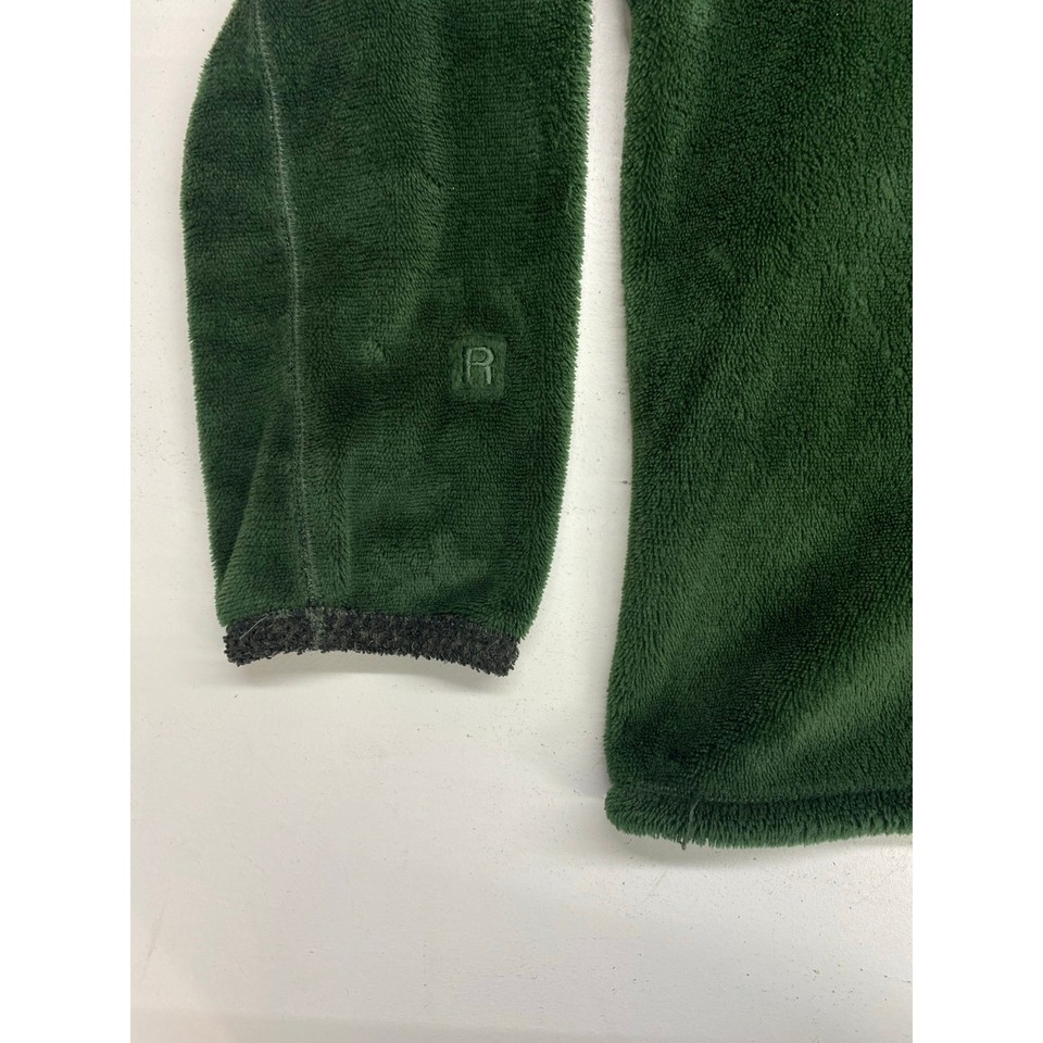 VTG Y2K Men Patagonia Regulator R4 green full zip-up fleece jacket coat ...