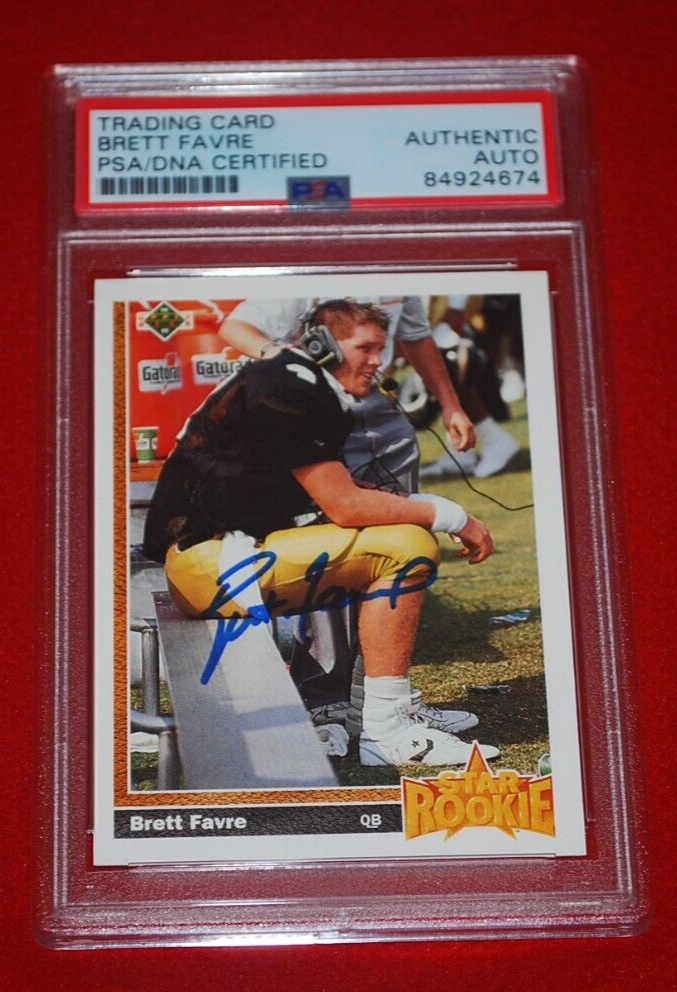 Brett Favre | Autographed Football Memorabilia & NFL Merchandise