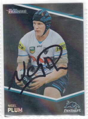 🔥 2014 TRADERS BLACK PARALLEL Signed NIGEL PLUM #PS107 🔥☆FREE POSTAGE ...